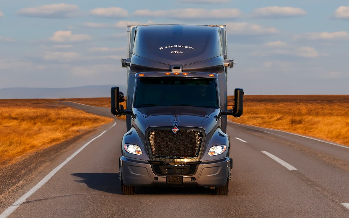 International And Plusai Accelerate Level 4 Autonomous Truck